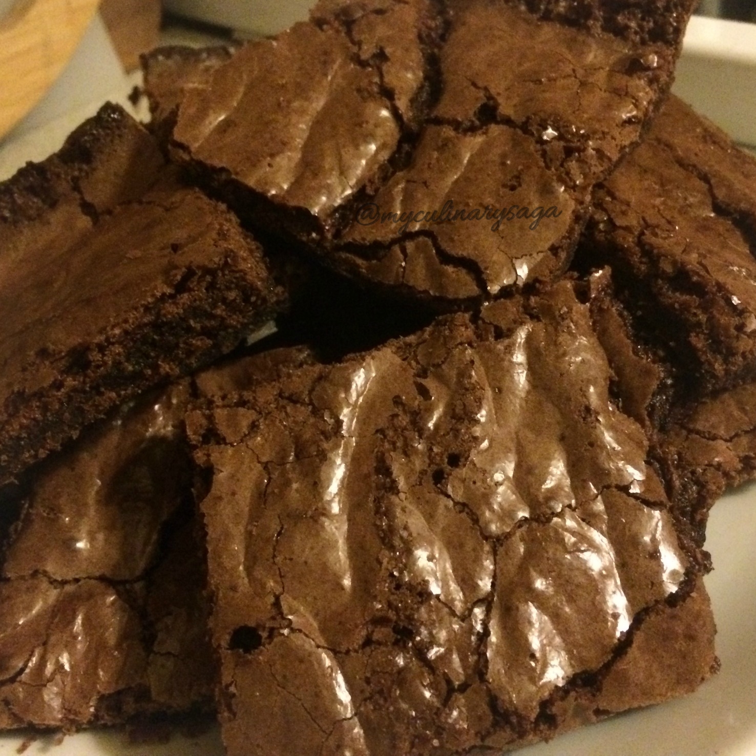 Ultimate chocolate brownies - My Culinary Saga